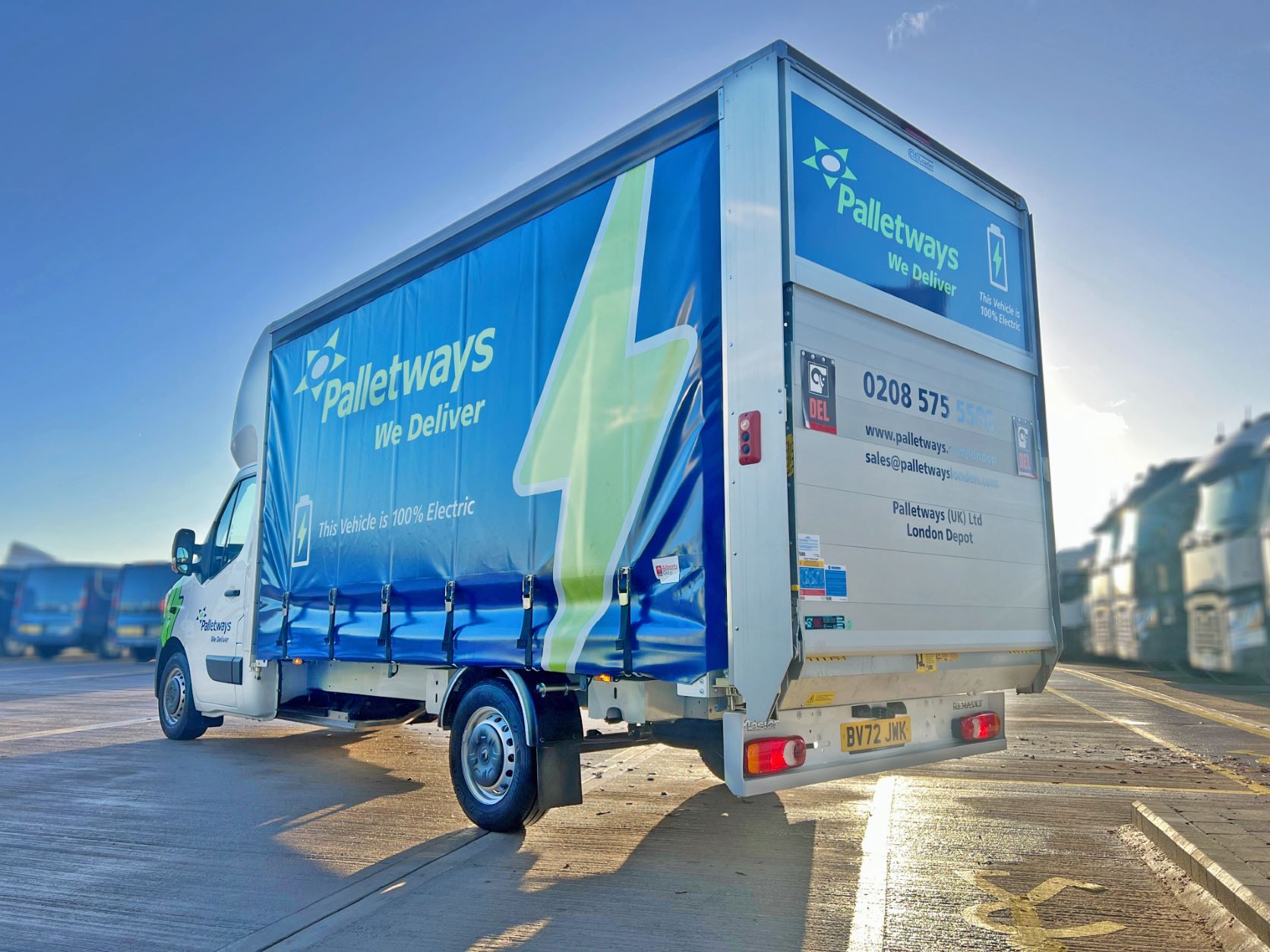 Palletways UK trials first EVs at London owned depot - Pallet Network News